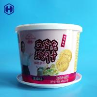 China Recyclable IML Plastic Bucket 0.95 Gallon 4000ml with Hot Fill Labeling Technology for Food Packaging for sale
