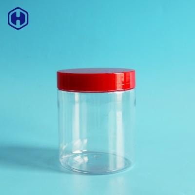 China Airtight 73mm 13OZ Clear Plastic Cans With Easy Open Ends for sale