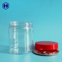 China Airtight 73mm 13OZ Clear Plastic Cans With Easy Open Ends for sale