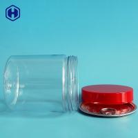 China Airtight 73mm 13OZ Clear Plastic Cans With Easy Open Ends for sale