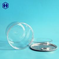 China Customized Aluminium Lid 740ML 24OZ Clear Plastic Cans for sale