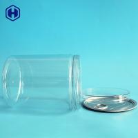 China 32OZ 960ML Transparent PET Plastic Cans for Nuts Packaging - 97mm Diameter Food Grade Containers for sale
