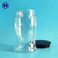 China Leak Proof Clear 1000ML PET Food Packaging Jar World Cup Shape for sale