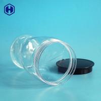China Leak Proof Clear 1000ML PET Food Packaging Jar World Cup Shape for sale