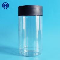 China 998ml Clear Plastic Cans with EOE POE Lid for Cashew Biscuits 307 Diameter for sale
