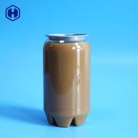 China 350ML 66x123mm Plastic Soda Cans for Carbonated Beverages and Milk Tea - Food Grade PET Packaging for sale