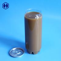 China Food Grade #202 SOT 500ML PET Soft Drink Soda Cans with Aluminum Lids - 64mm Diameter × 169mm Height for sale