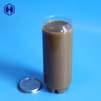 China Food Grade #202 SOT 500ML PET Soft Drink Soda Cans with Aluminum Lids - 64mm Diameter × 169mm Height for sale