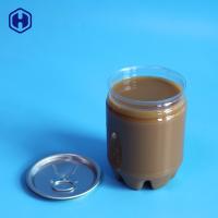 China #206 250ML Plastic Soda Cans for Cold Coffee & Milk Tea - 65mm Diameter × 89mm Height Food Grade PET Packaging for sale
