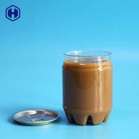 China #206 250ML Plastic Soda Cans for Cold Coffee & Milk Tea - 65mm Diameter × 89mm Height Food Grade PET Packaging for sale