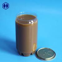 China FDA Approved 12.5 OZ 375ml Plastic Beverage Cans - 67mm Diameter Food Grade PET Containers for sale