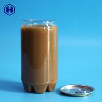 China FDA Approved 12.5 OZ 375ml Plastic Beverage Cans - 67mm Diameter Food Grade PET Containers for sale