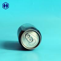 China 310ml Clear PET Plastic Soda Cans 64mm Diameter with Aluminium SOT Lid for Carbonated Drinks for sale