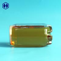 China 115mm Clear PET Plastic Soda Cans for Carbonated Soft Drinks - 310ml Capacity with Airtight Sealing for sale