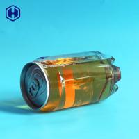 China 115mm Clear PET Plastic Soda Cans for Carbonated Soft Drinks - 310ml Capacity with Airtight Sealing for sale