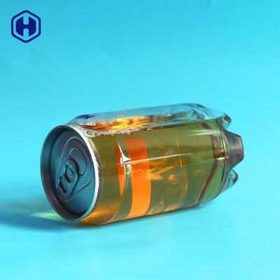 China 115mm Clear PET Plastic Soda Cans for Carbonated Soft Drinks - 310ml Capacity with Airtight Sealing for sale