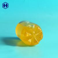 China Airtight 310ml Plastic PET Lemon Tea Cans 4.52 Inch Height Clear Soda Packaging for sale