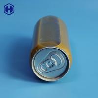 China Cold Coffee Fill 16 OZ  Plastic Soda Cans With Screen Printing for sale