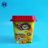 China Instant Food 92MM IML Plastic Containers With Holes for sale