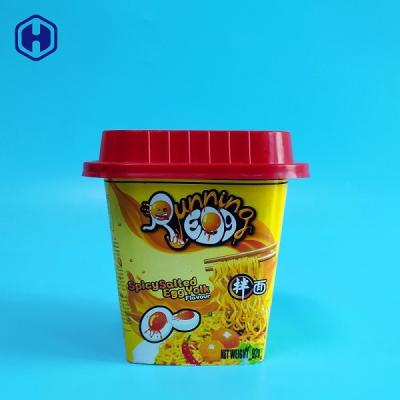 China Instant Food 92MM IML Plastic Containers With Holes for sale