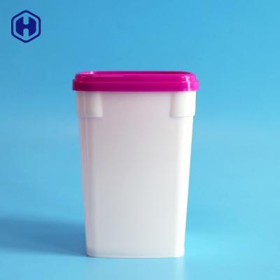 China 23oz IML Plastic Containers With Color Lid Printing Logo for sale