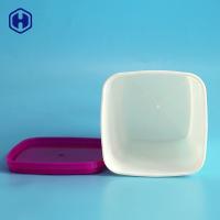 China 23oz IML Plastic Containers With Color Lid Printing Logo for sale