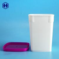 China 23oz IML Plastic Containers With Color Lid Printing Logo for sale