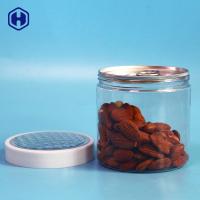 China Clear 360ml 12oz Screw Cap Airtight Plastic Jar for sale