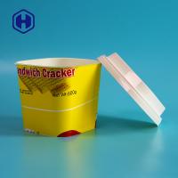 China 480ml PP IML Disposable Frozen Yogurt Cup Bowl with Lids - 88x88x83mm Custom Packaging for sale