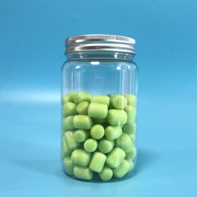 China Candy Chocolate Snack 400ml Plastic Food Jar for sale