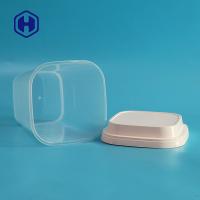 China 22OZ IML Plastic Ice Cream Container 88x88x110mm with Custom Food Grade PP Labeling for sale