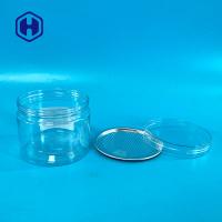 China BPA-Free Clear Plastic Cans 280ml with Screw Lids - Food Grade PET Containers for Biscuits & Herbs for sale