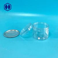 China BPA-Free Clear Plastic Cans 280ml with Screw Lids - Food Grade PET Containers for Biscuits & Herbs for sale