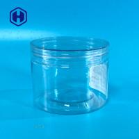 China BPA-Free Clear Plastic Cans 280ml with Screw Lids - Food Grade PET Containers for Biscuits & Herbs for sale