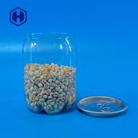China 230ml Clear PET Plastic Beverage Can with Airtight Sealing - 52.3mm Diameter Food Grade Container for sale