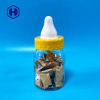 China 540ml Bpa Free Packaging Candies Cute Plastic Jars With Lids for sale