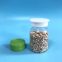 China 80mm Height 120ml Clear PET Plastic Spice Jar with Flip-Top Cap - 4oz Food Grade Container for sale