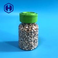 China 80mm Height 120ml Clear PET Plastic Spice Jar with Flip-Top Cap - 4oz Food Grade Container for sale