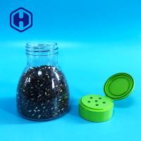 China 6.8oz 200ml Clear Plastic Spice Bottles with Flip-Top Cap - Airtight Food Grade PET Containers for sale