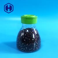 China 6.8oz 200ml Clear Plastic Spice Bottles with Flip-Top Cap - Airtight Food Grade PET Containers for sale
