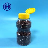 China Custom 300ml 10oz Airtight Plastic Spice Jar - 38mm Diameter Transparent PET Container for sale