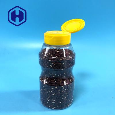 China Custom 300ml 10oz Airtight Plastic Spice Jar - 38mm Diameter Transparent PET Container for sale