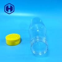 China 11oz 330ml BPA-Free Clear PET Plastic Spice Jar with Caps - 38mm Diameter Food Grade Container for sale