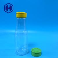 China 11oz 330ml BPA-Free Clear PET Plastic Spice Jar with Caps - 38mm Diameter Food Grade Container for sale