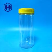 China PET Food Canning Tall Smell Proof Airtight Plastic Jar 1090ml 87x200mm for Chocolates Pasta for sale