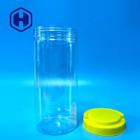 China PET Food Canning Tall Smell Proof Airtight Plastic Jar 1090ml 87x200mm for Chocolates Pasta for sale