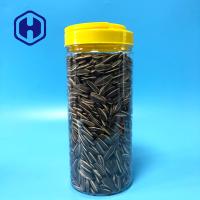 China PET Food Canning Tall Smell Proof Airtight Plastic Jar 1090ml 87x200mm for Chocolates Pasta for sale