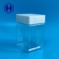China Clear Plastic Pet Cookie Jar For Dates Marshmallow Seeds Walnut Dried Vegetable Fruit for sale