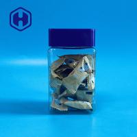China 16oz 470ml Food Grade PET Plastic Jar Leak Proof Airtight for Dried Meat Floss Fish Beef Cheese Sticks for sale