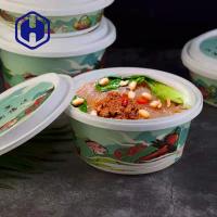 China 1300ml IML Plastic Food Tray with Locking Lid - Leak Proof Thermoformed Takeaway Container D180×H75mm for sale
